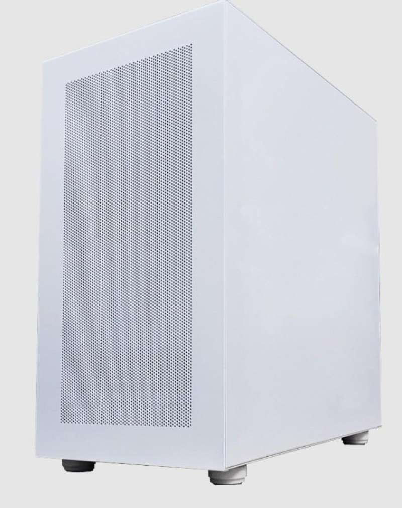 Jual CUBE GAMING FINOS WHITE - mATX CASE - FRONT SIDE MESH PANEL PSU ...