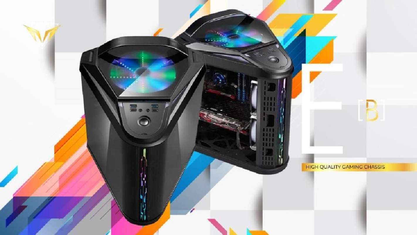 Jual PRIME-E[B] - PREMIUM & FUTURISTIC GAMING CASE RAINBOW RGB FAN di ...
