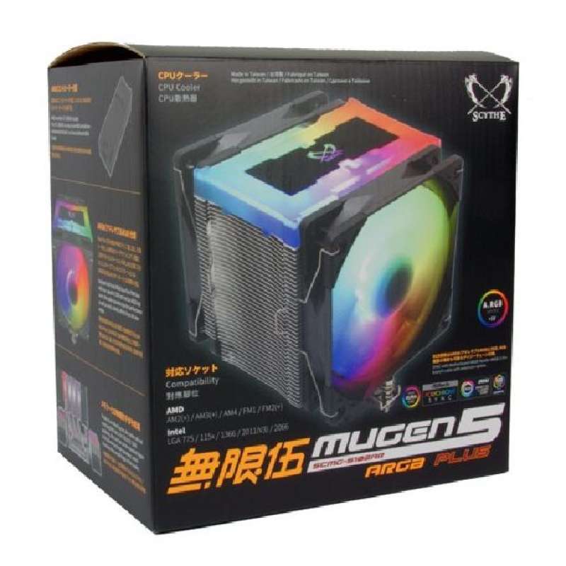 Jual SCYTHE MUGEN 5 ARGB PLUS 2xARGB Fan + Controller CPU Cooler INTEL ...