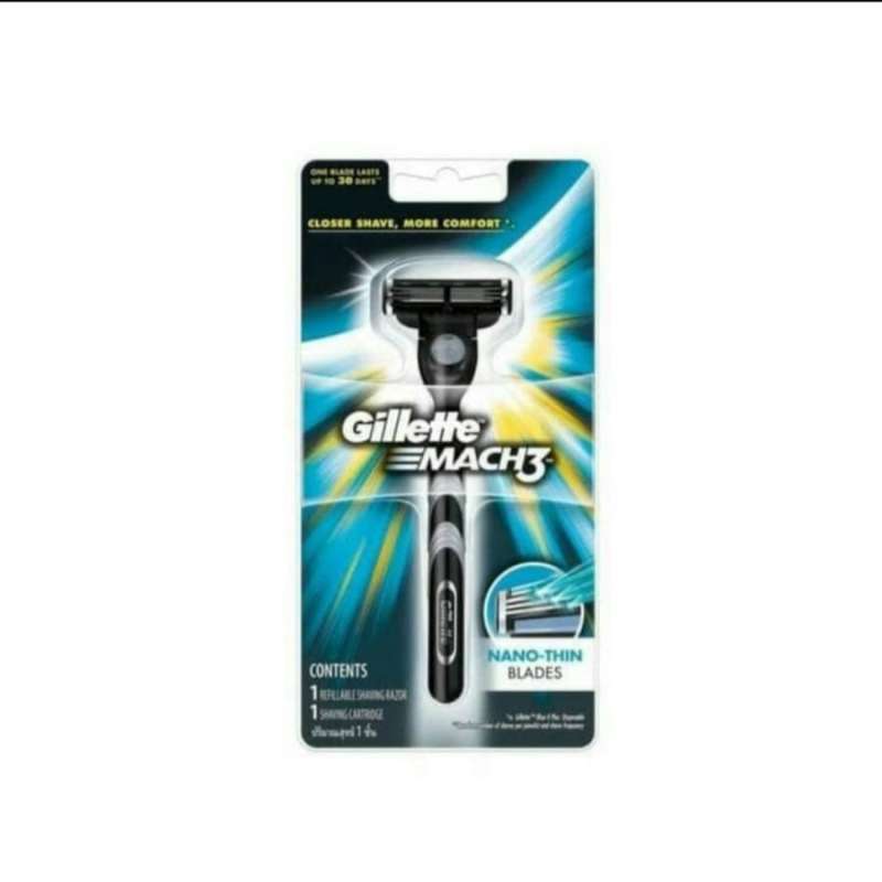 Jual gillette mach3 razor nano-thin blades di Seller T&A cos - Cibubur ...