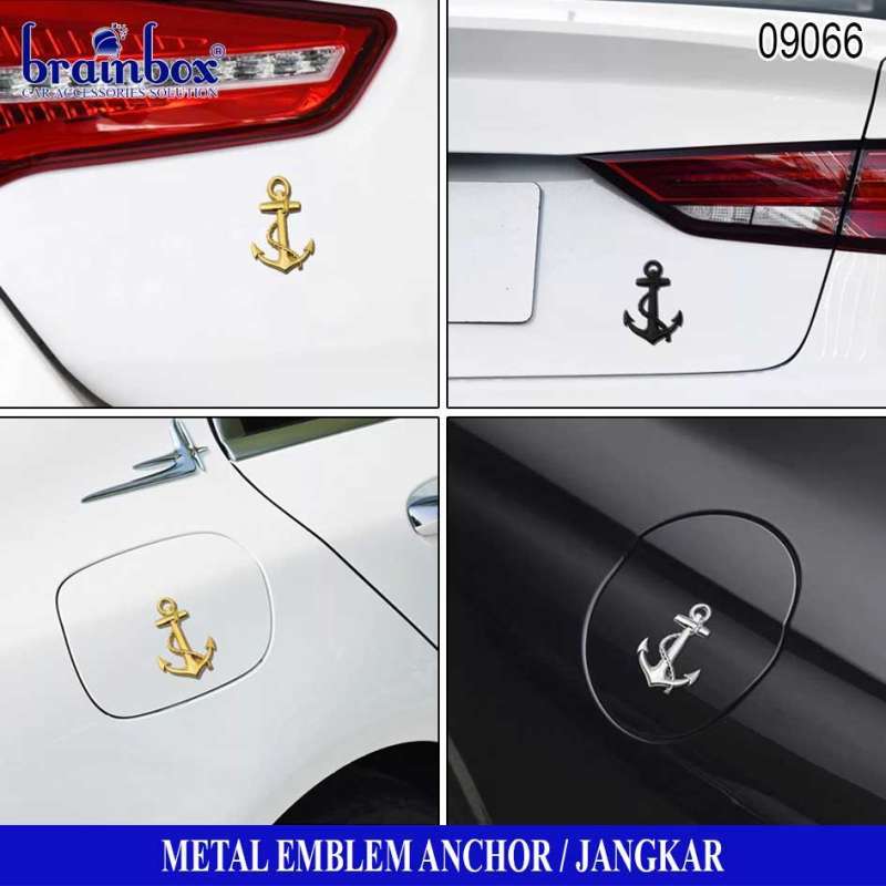 Promo Emblem Besi Logo Jangkar Anchor Metal Logo Tempelan Body Mobil ...