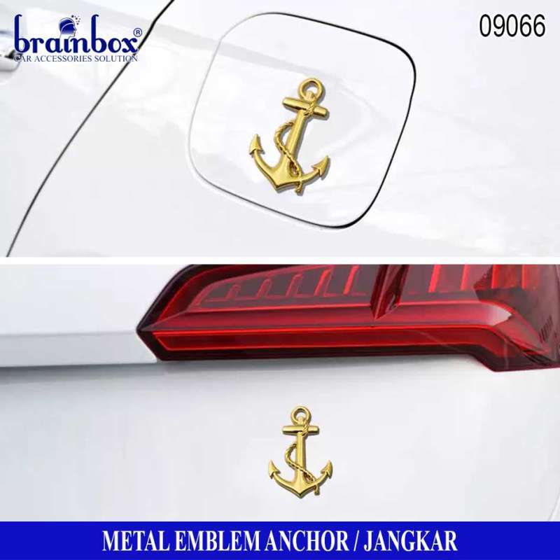 Promo Emblem Besi Logo Jangkar Anchor Metal Logo Tempelan Body Mobil ...