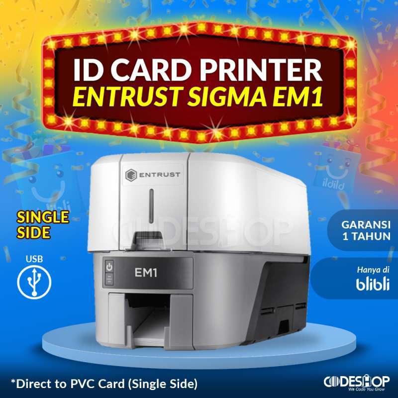 Jual Id Card Printer Entrust Sigma Em1 Em 1 Cetak Kartu Pvc Di Seller
