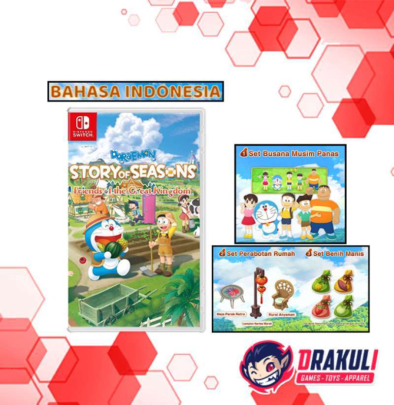 Jual Switch Doraemon Story of Season Friends of the Great Kingdom (Asia ...