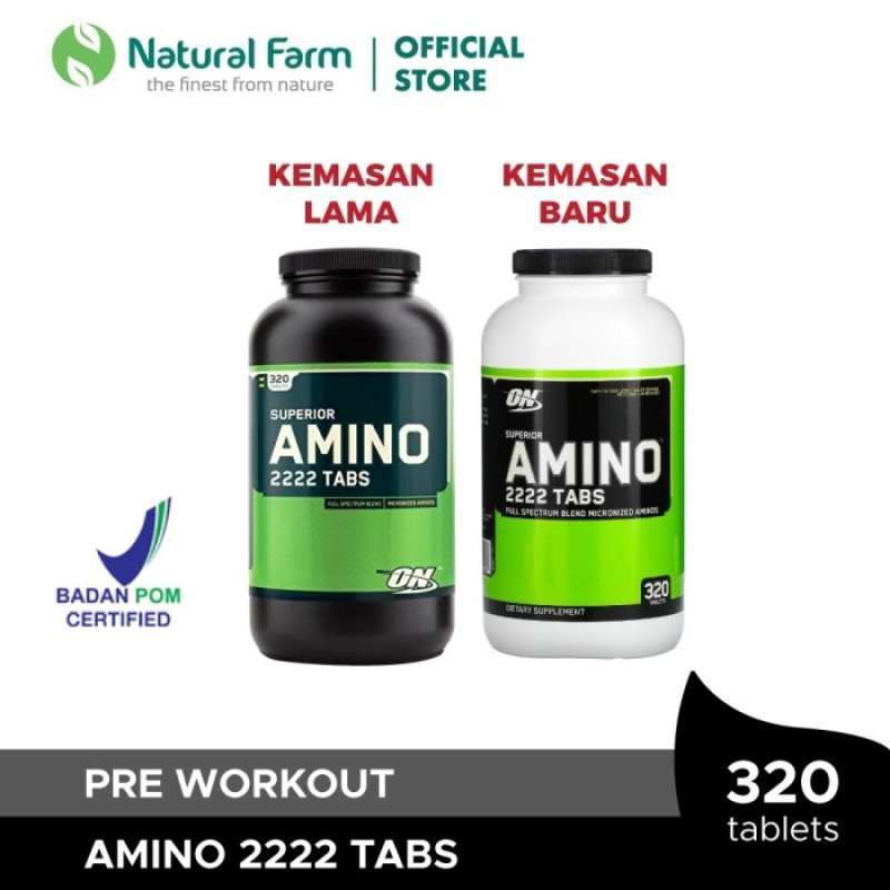 Jual Optimum Nutrition Amino 2222 Tablet 320's Di Seller Chintya Store ...