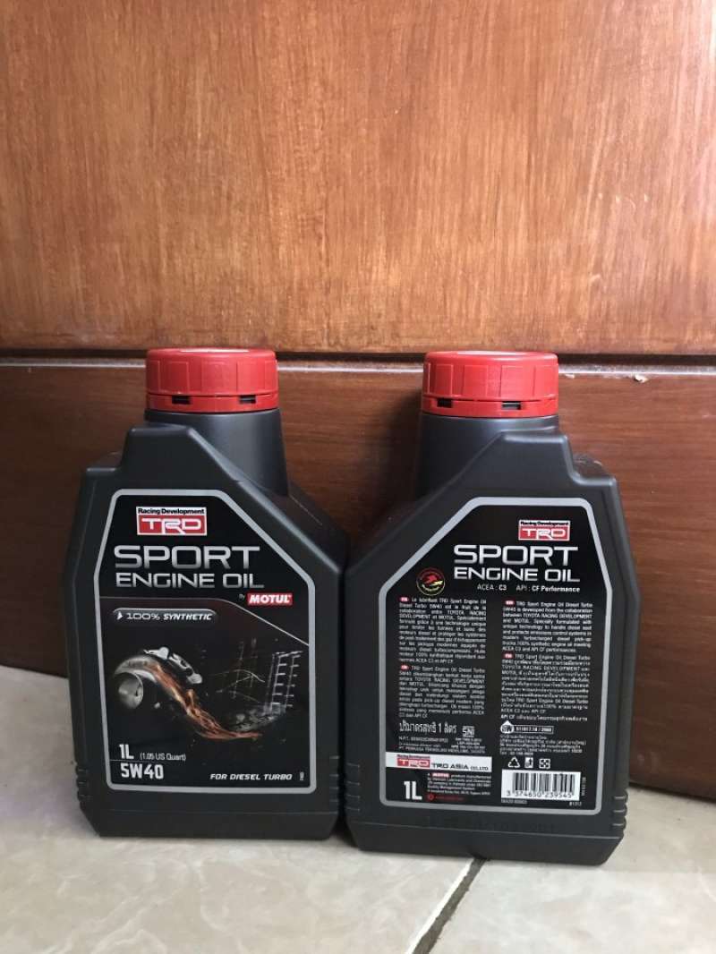 Jual Oli Mesin Motul Sport Engine Oil 5W-40 Diesel Turbo 1L Original ...
