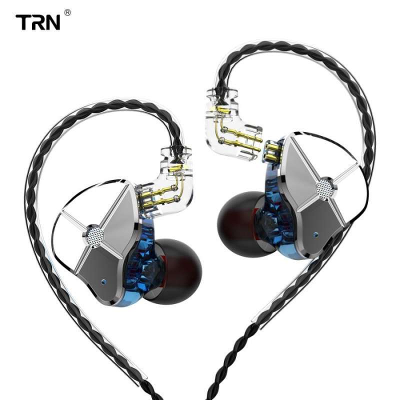 Jual Trn St1 Dual Hybrid Driver Iem In Ear Earphone Microphone Di ...