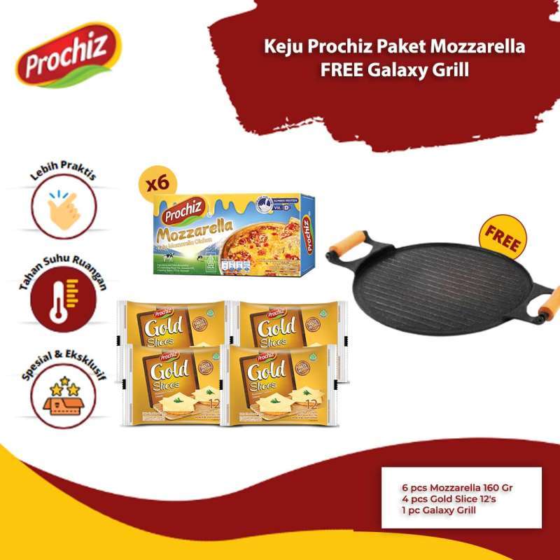 Jual Keju Prochiz Paket Mozzarella FREE Galaxy Grill di Seller Prochiz ...