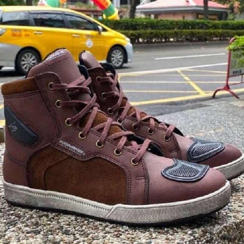 Jual KOMINE BK 091 MICROFIBER SNEAKER BROWN SEPATU RIDING WATERPROOF di ...