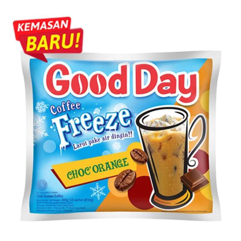 Jual Good Day Freeze 30 gr Isi 10 Sachet ChocOrange di Seller Jumbo ...