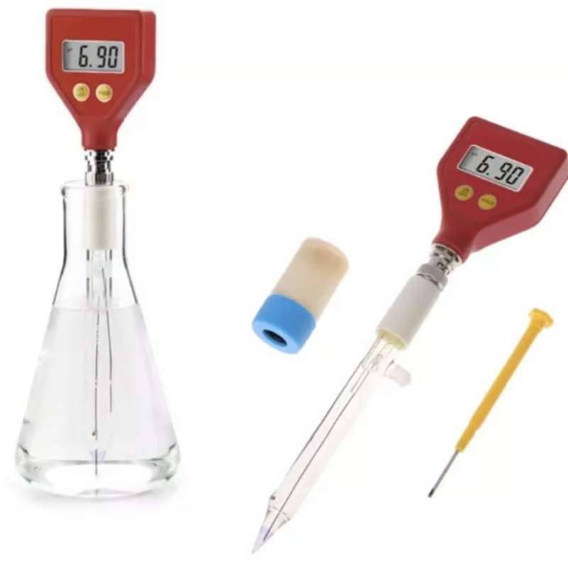 Jual Ph-98108 Ph Meter Sharp Glass Electrode For Water Food Milk Soil ...