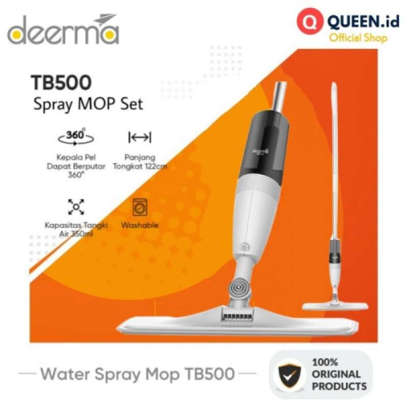 Promo Deerma Tb500 Automatic Water Spray Floor Mop 350Ml - Alat Pel ...