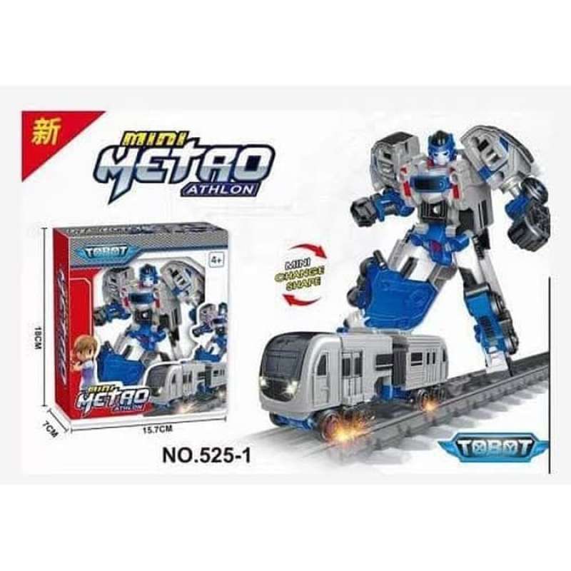 Promo Mainan Tobot Mini Athlon - Robot Robotan Transformers Kereta Anak ...