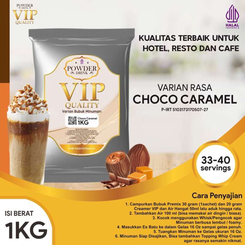 Jual Bubuk Minuman Kualitas VIP Rasa Choco Caramel 1 Kg Choco Caramel ...