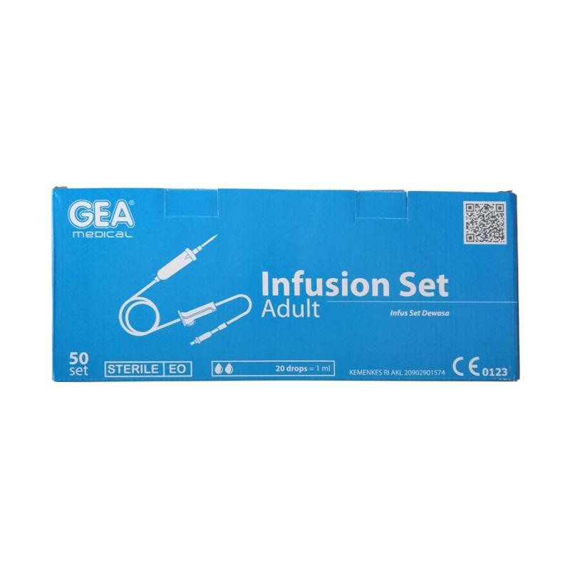 Jual Gea Infusion Set Adult Infus Set Dewasa Peralatan Medis Di Seller ...