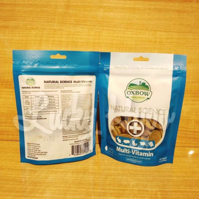 Promo Oxbow Natural Science Multi Vitamin 120gr Rabbit Guinea Pig ...