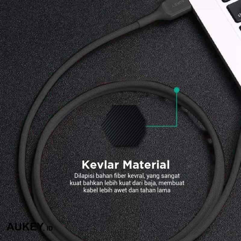 Jual Aukey Cb-akc2 Kabel Data 2m Usb Type C Fast Charging Samsung ...