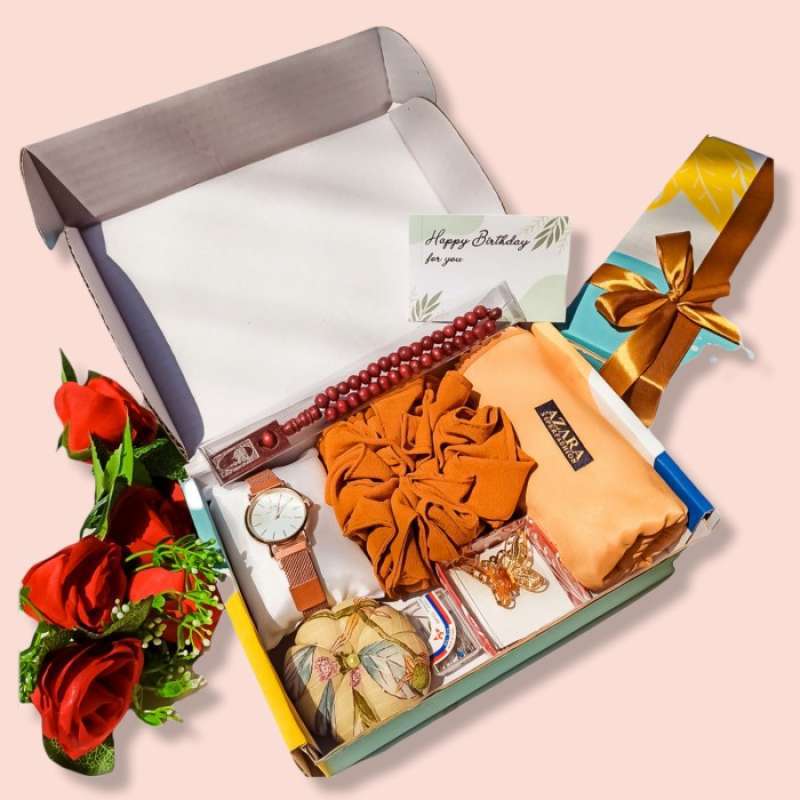 Promo PAKET HAMPERS HIJAB PREMIUM GIFT BOX KADO ULTAH PACAR ULANG TAHUN ...