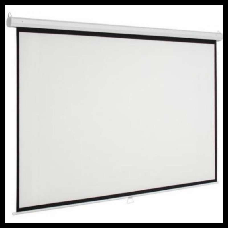 Jual Layar Screen Manual Waal 70 Inchi Screen Proyektor Kualitas Bagus ...