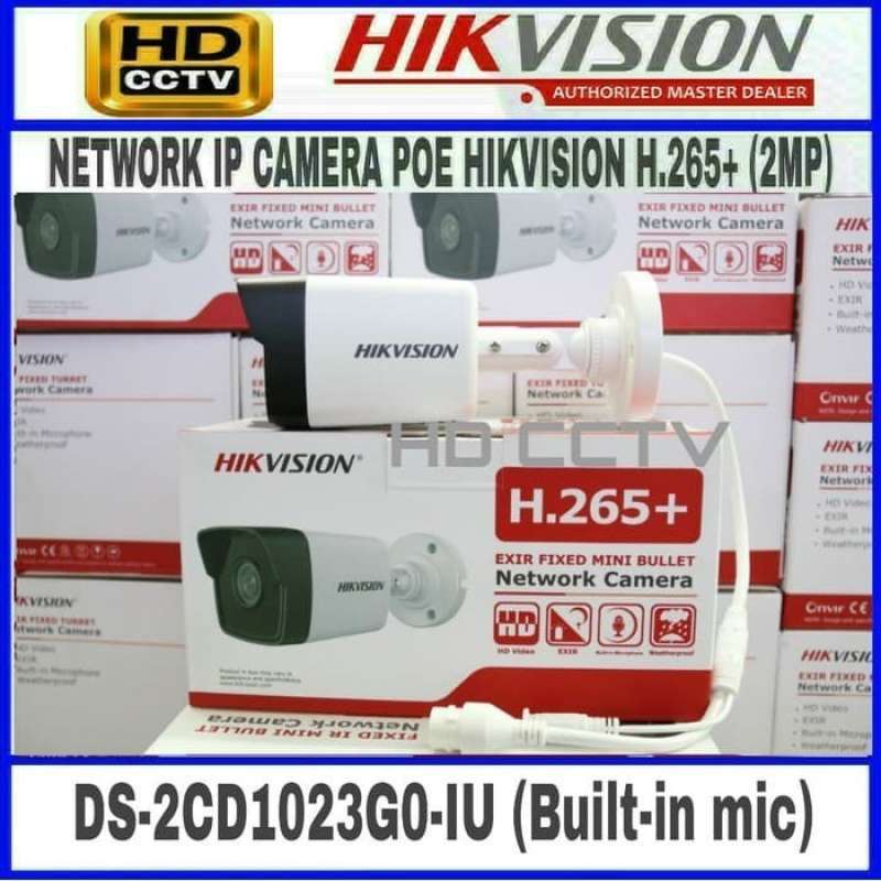 Jual Sale Ds-2cd1023g0-iuf Hikvision Ip Camera Cctv Outdoor 2mp Audio Sdcard Poe Sale Di Seller ...