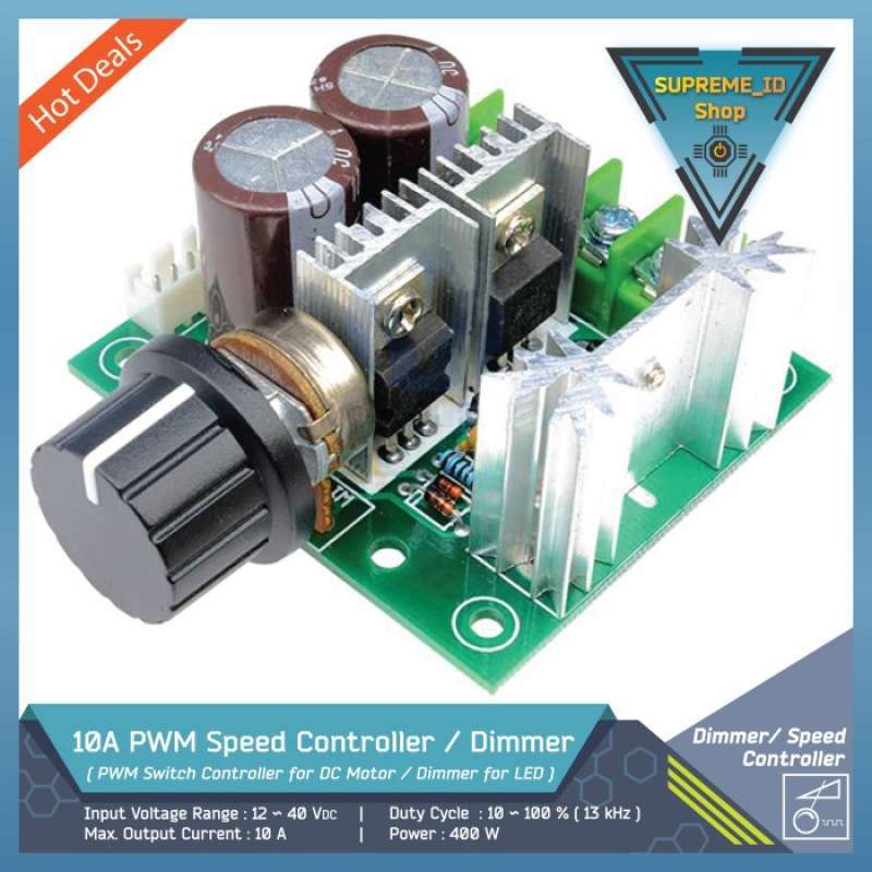 Promo Tahun ini aja kak CCMHC 10A Variable PWM Speed Controller DC ...