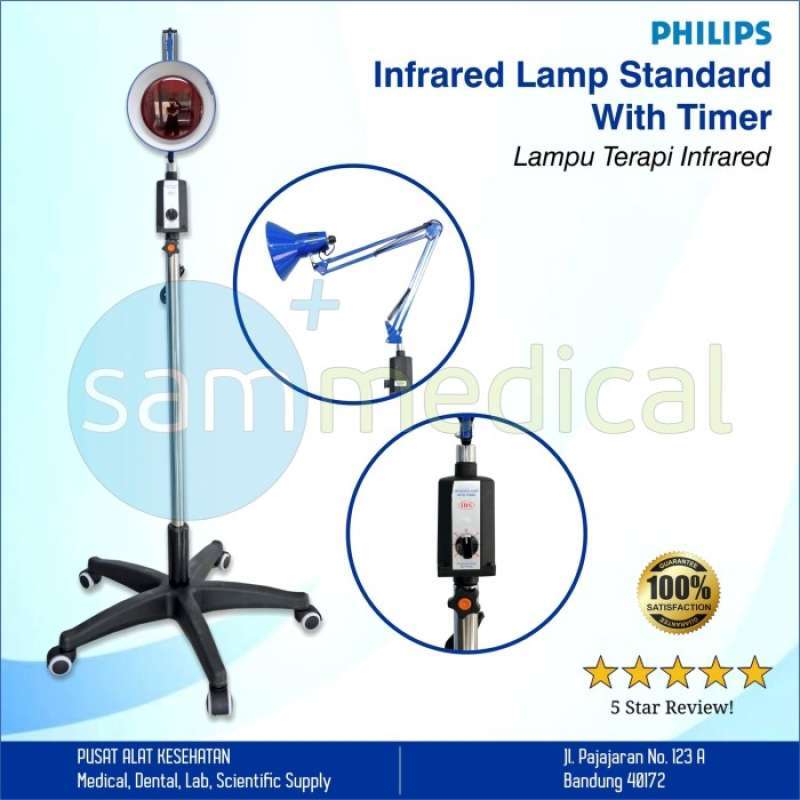 Jual Phillips Infrared Lamp / Lampu Terapi Infra Red + Standard + Timer ...