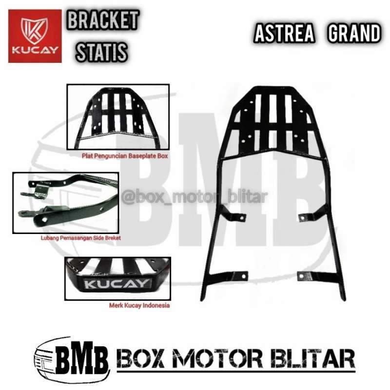 Jual Breket Bracket Dudukan Box Motor Kucay Statis Honda Astrea Grand ...