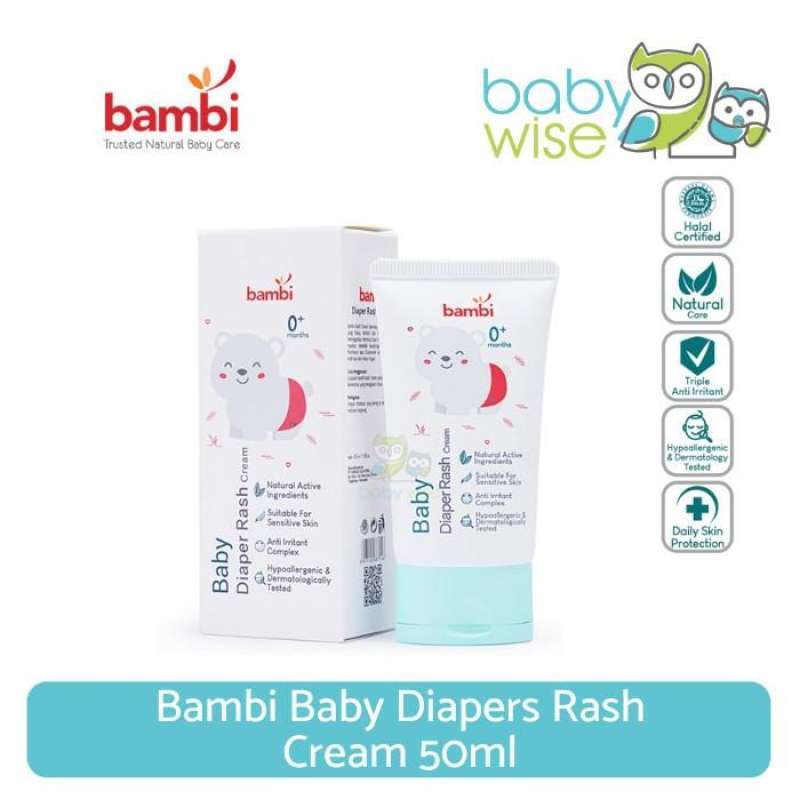 Jual Bambi Baby Diapers Rash Cream di Seller Baby Wise Surabaya ...