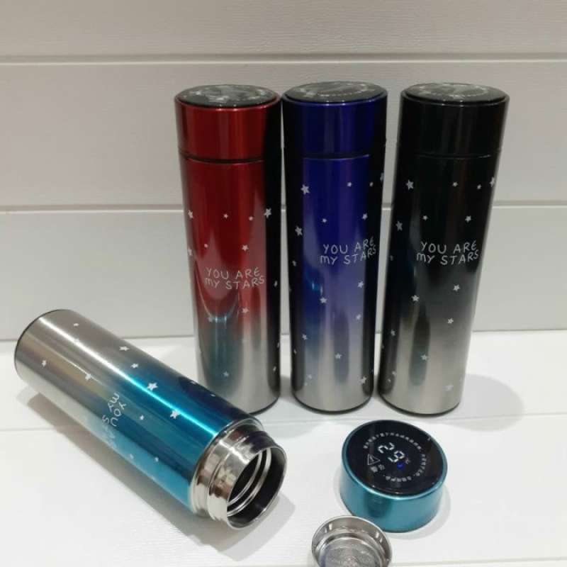 Jual TERMOS AIR PANAS LED DISPLAY SUHU THERMOS TEMPERATUR.WARNA 500 ML ...