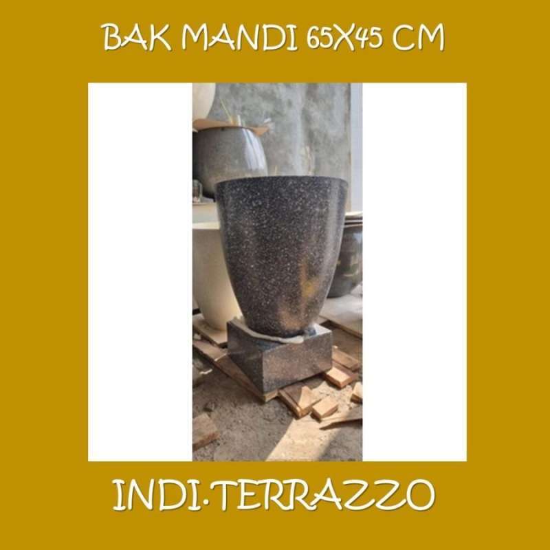 Jual INDI TERRAZZO BAK MANDI TERASO 65x45 CM- BAK AIR KAMAR MANDI MURAH di Seller Indi_Terazzo ...