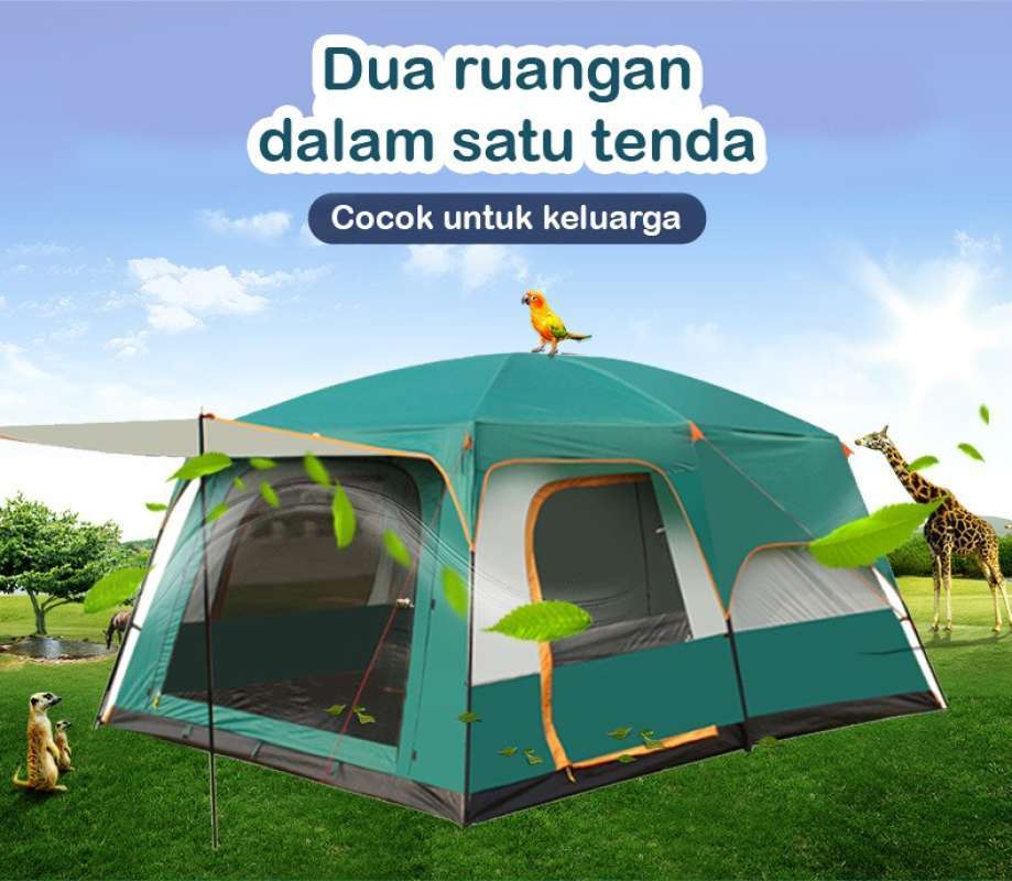 Jual Tenda Camping Keluarga - Tenda Kemping 4 Orang - Tenda Outdoor 2 ...