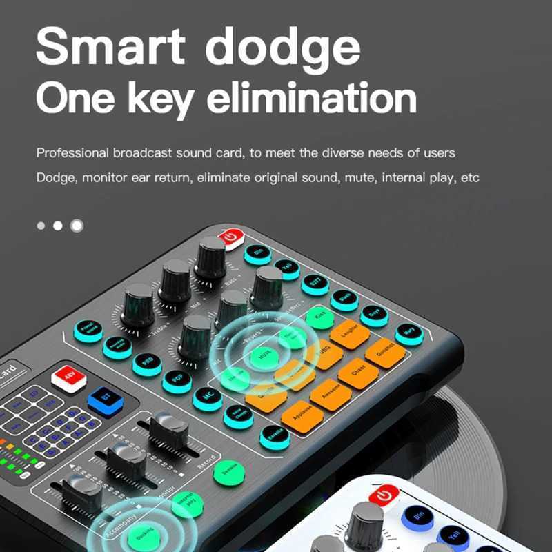 Jual Glo Crust Pro Sound Card External Live Boardcast Audio Mixer ...