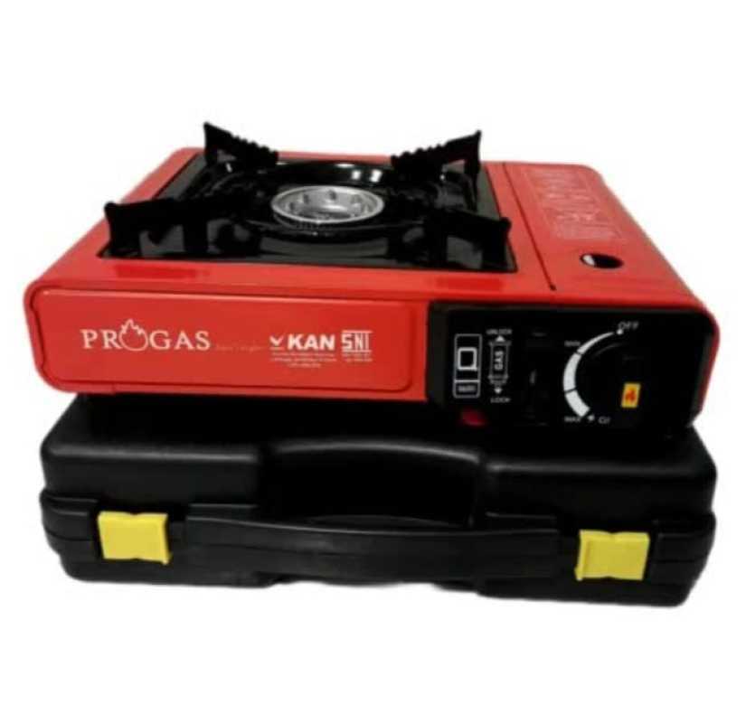 Jual Progas Portable Gas Stove 2 in 1 merah di Seller Holy Price - Kota ...