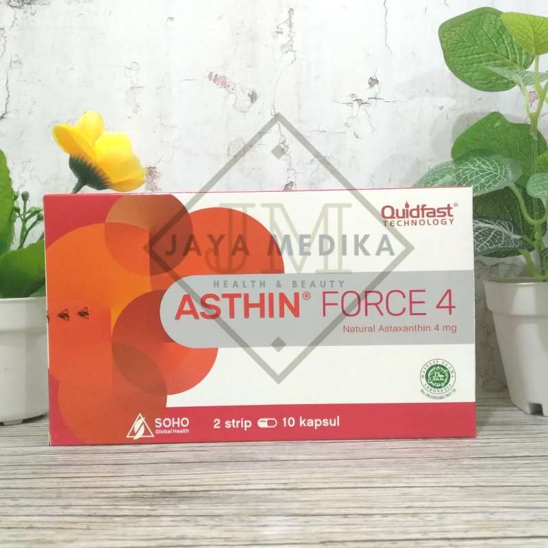 Jual Asthin Force 4 Astaxanthin Isi 20 Kapsul di Seller Jayamedika ...