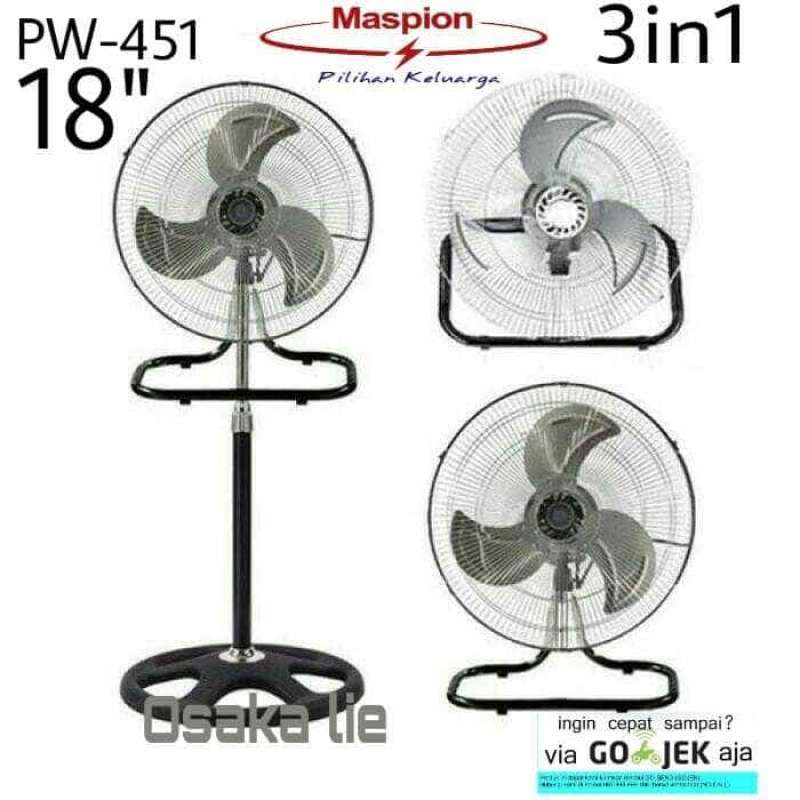 Jual KIPAS POWER FAN MASPION PW-451 18 3in1 BESI di Seller Mistcont ...