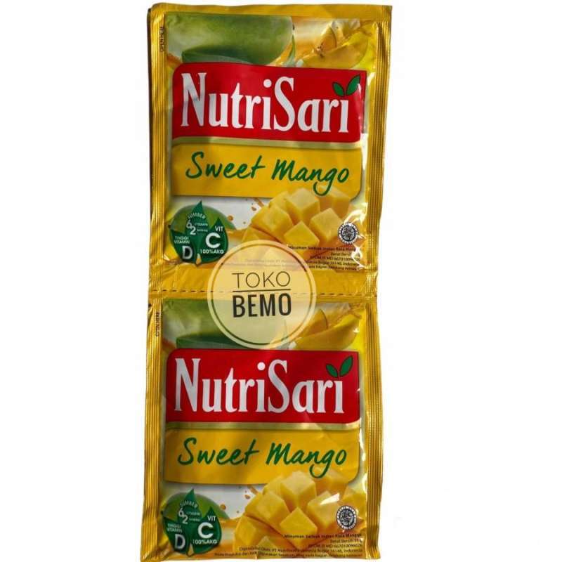 Jual Nutrisari Mangga Mango 1 renceng/ 10 sachets di Seller Snack Bemo ...