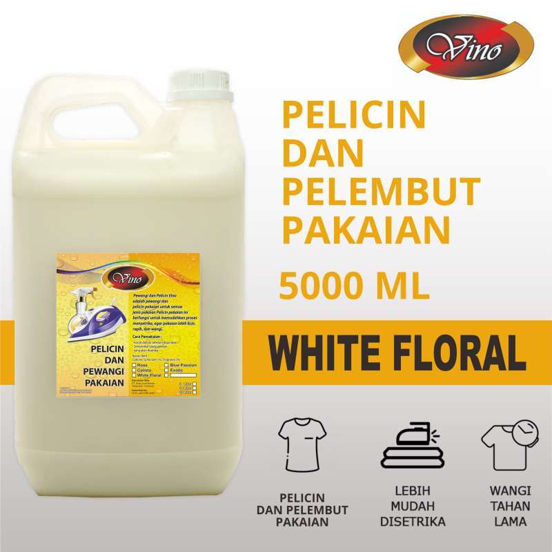 Jual Pewangi Pelicin Setrika Pakaian Laundry DAILY VINO 5 Liter GRAB ...