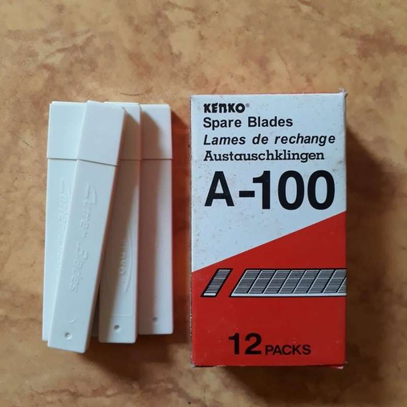 Jual Isi Cutter Kenko A-100 Isi Pisau Cutter Kecil Di Seller Erchen ...