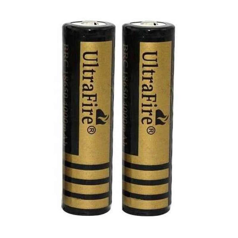 Promo UltraFire Button Top Baterai 18650 for Senter LED Laser [3.7V ...