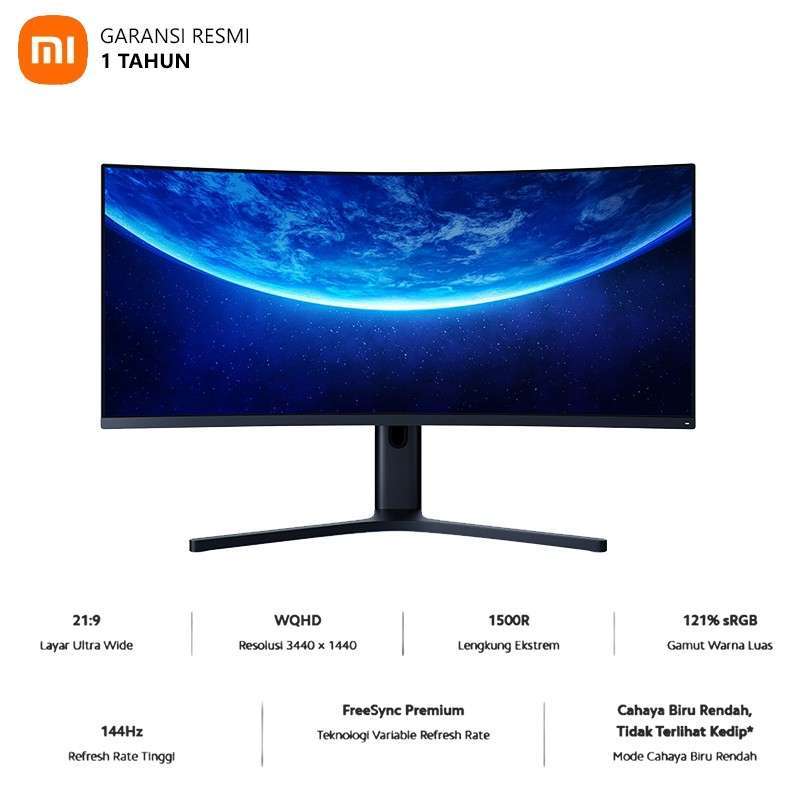 Jual Xiaomi Mi Curved Gaming Monitor 34 Inch Ultra Wide 144hz Di Seller ...