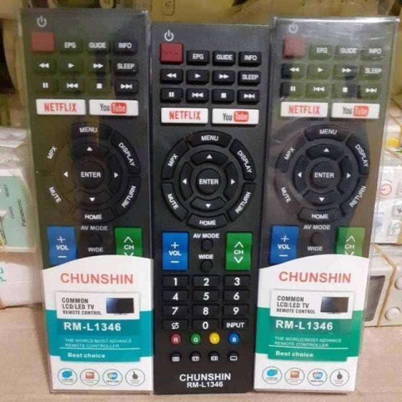Jual REMOTE REMOT TV SHARP LCD LED SMART ORIGINAL CHUNSHIN di Seller ...