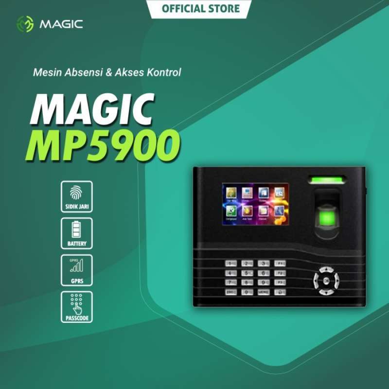 Promo Mesin Absen dan Akses Kontrol Magic MP5900 Fingerprint GPRS Diskon 23% di Seller Eudora ...