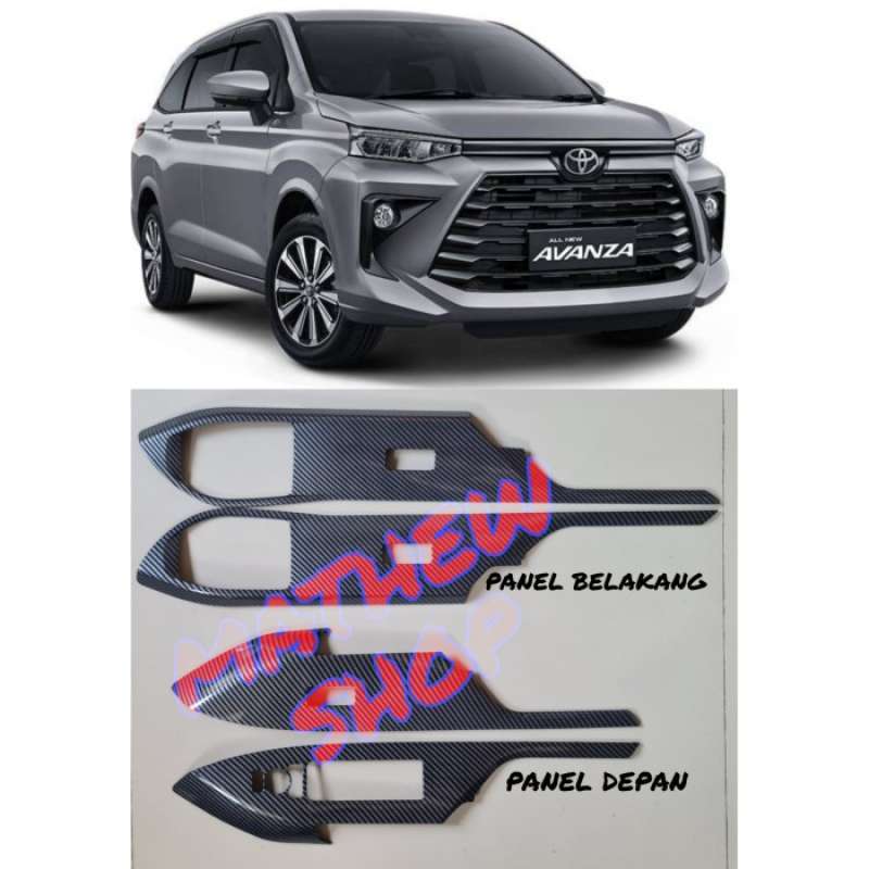 Jual Cover Panel Power Window All New Avanza 2021 2022 2023Up Carbon ...