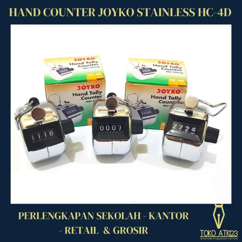 Jual Hand Tally Counter / Alat Hitung Manual Merk Joyko Stainless di ...