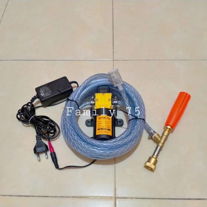 Promo Alat steam motor cuci ac Pompa dc 12 volt Mesin setim stim cuci ...