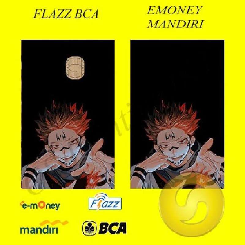 Jual Custom Kartu Flazz Bca Generasi 2 Atau Emoney/saldo 0-edisi Jjutsu ...