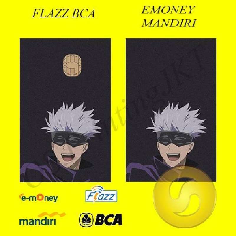 Jual Custom Kartu Flazz Bca Generasi 2 Atau Emoney/saldo 0-edisi Jjutsu ...