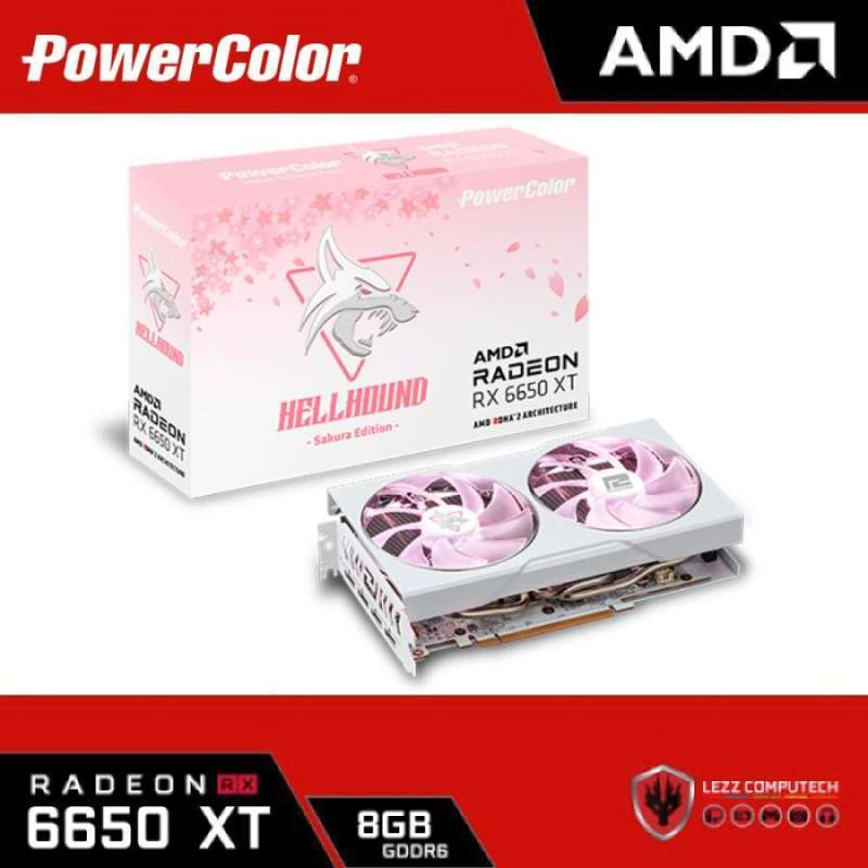 Jual POWERCOLOR RADEON RX 6650 XT HELLHOUND SAKURA 8GB GDDR6 di Seller ...