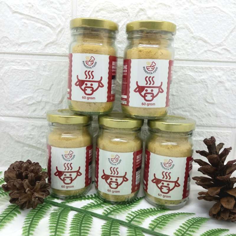 Promo Beef Bone Broth Powder 60 gr Grass Fed - Kaldu Tulang Sapi ...