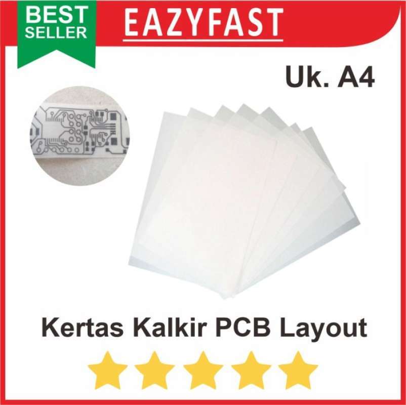 Promo Kertas Kalkir A4 Transparant Sablon Film Layout PCB Tracing Paper ...